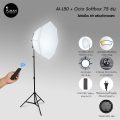 ไฟ Softbox AI-L50 พร้อม Octa Softbox ขนาด 75 ซม. - Aiman Studio