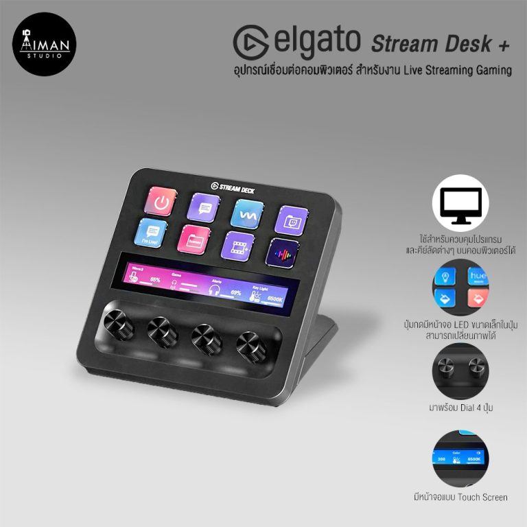 Elgato Stream Desk + - Aiman Studio