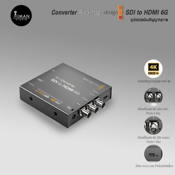 Converter Blackmagic Design Mini Converter SDI to HDMI 6G