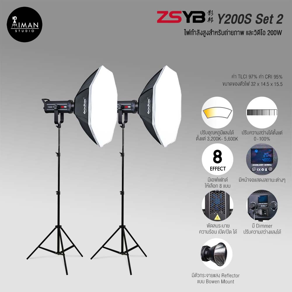 ZSYB Y200S Bi-Color Set 2 - Aiman Studio